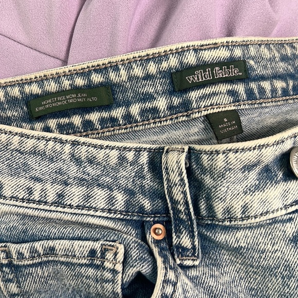wild fable | Jeans | Rhinestone High Waisted Distressed Jeans | Poshmark